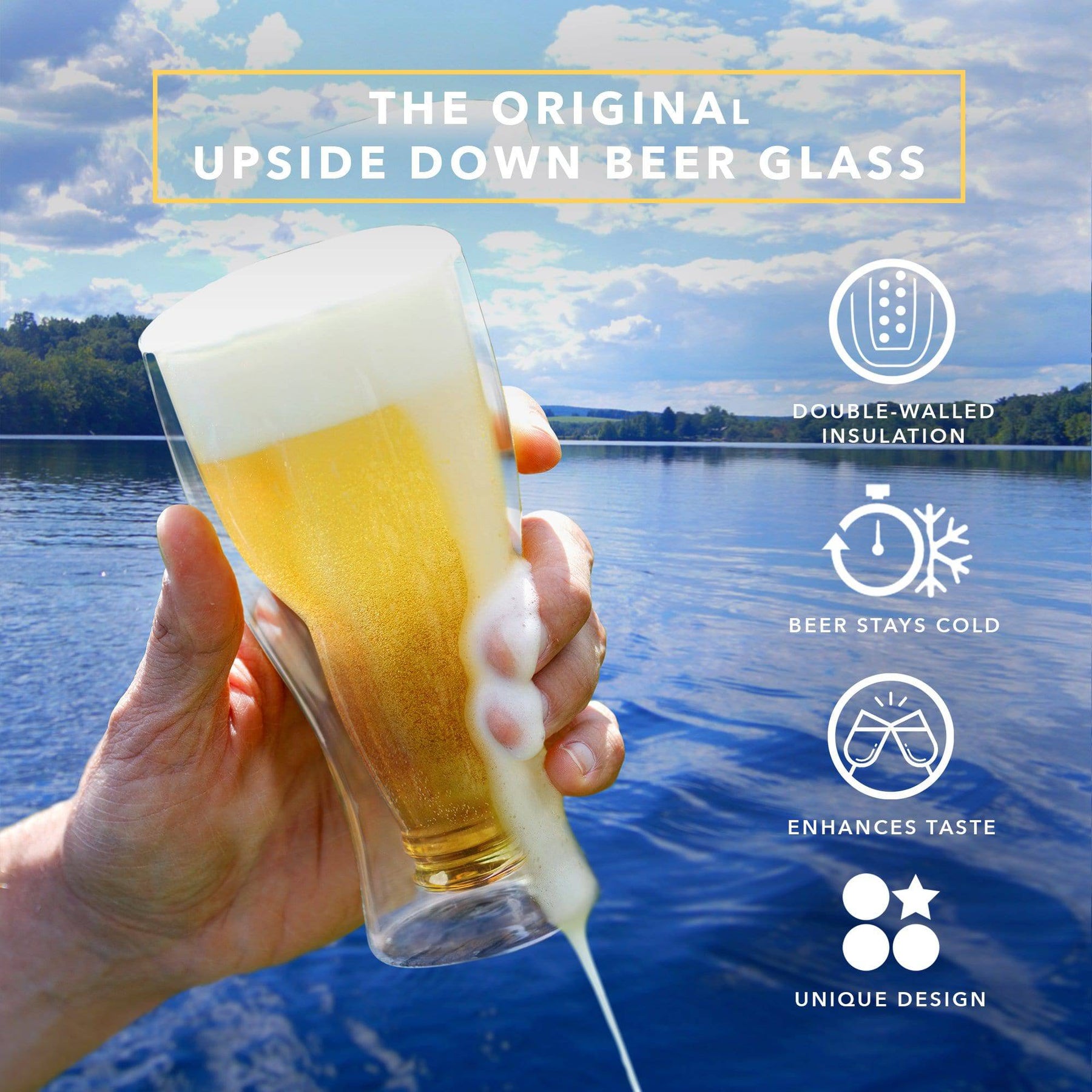 Dragon Glassware® Upside Down Beer Glasses | Shop Now – DRAGON GLASSWARE®